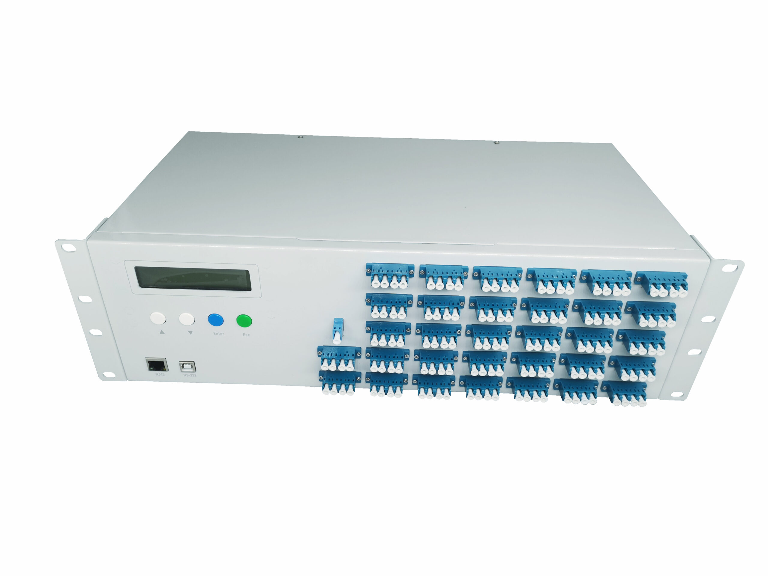 1×128 rack mounted fiber optic switch - Xionghua Photonics