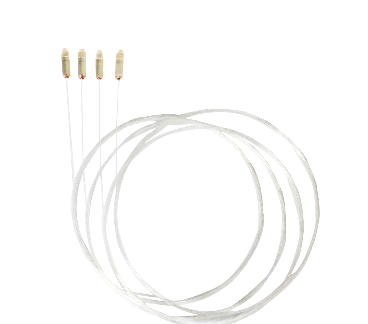 What is the relationship between the spot and distance of a fiber ...